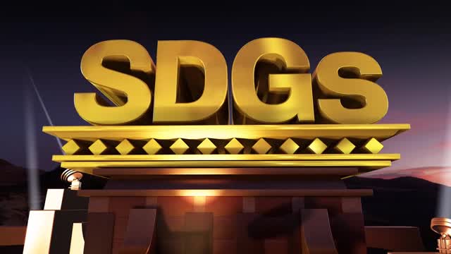 3D文字素材 SDGsの動画｜無料の動画素材サイト「動画AC」