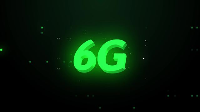6G_集まって浮かび上がる緑色の文字の動画｜無料の動画素材サイト「動画AC」