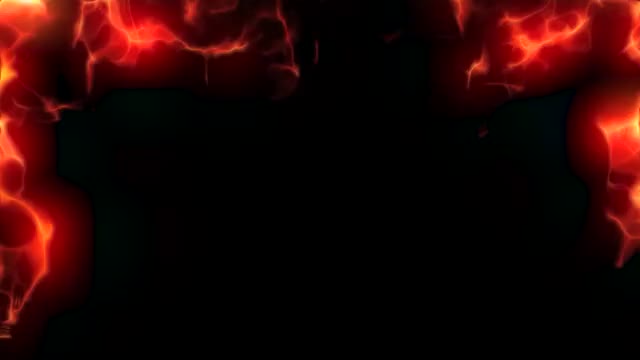 炎の枠のアニメーション素材の動画｜無料の動画素材サイト「動画AC」