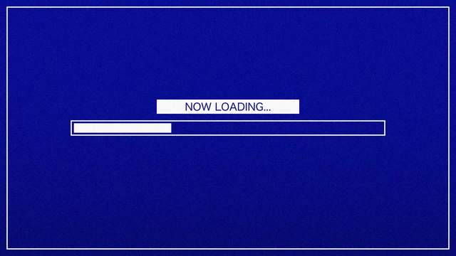 Now Loading(青)の動画｜無料の動画素材サイト「動画AC」